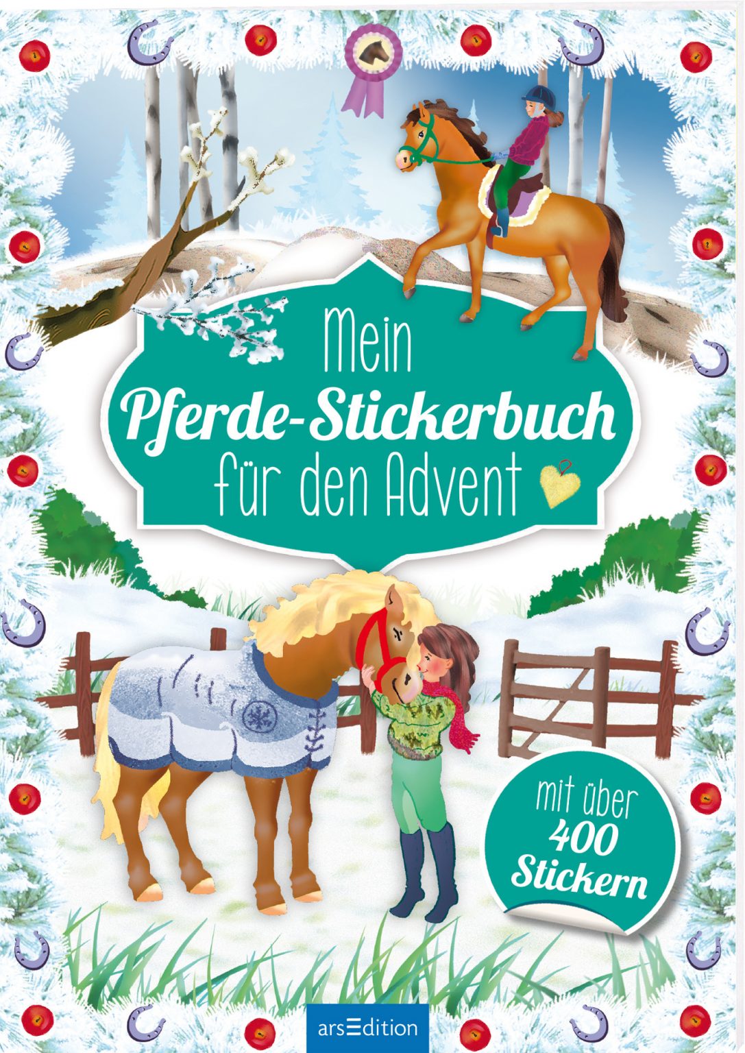 Mein Pferde-Stickerbuch für den Advent von Maja Wagner | Bücherwesen
